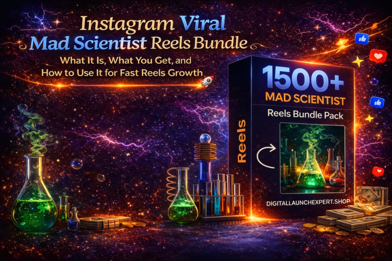 Instagram Viral Mad Scientist Reels Bundle: Grow Reels Fast Without Editing